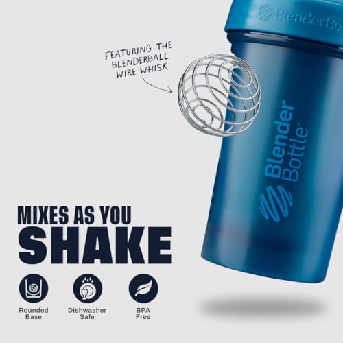 ocean blue BlenderBottle for gym