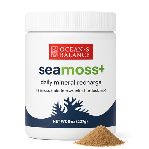 Ocean's Balance SeaMoss+ powder for wellness