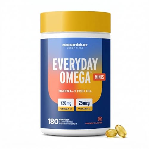 Oceanblue fish oil mini softgels