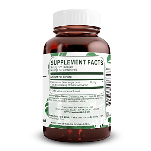 Octacosanol supplements for improved wellness