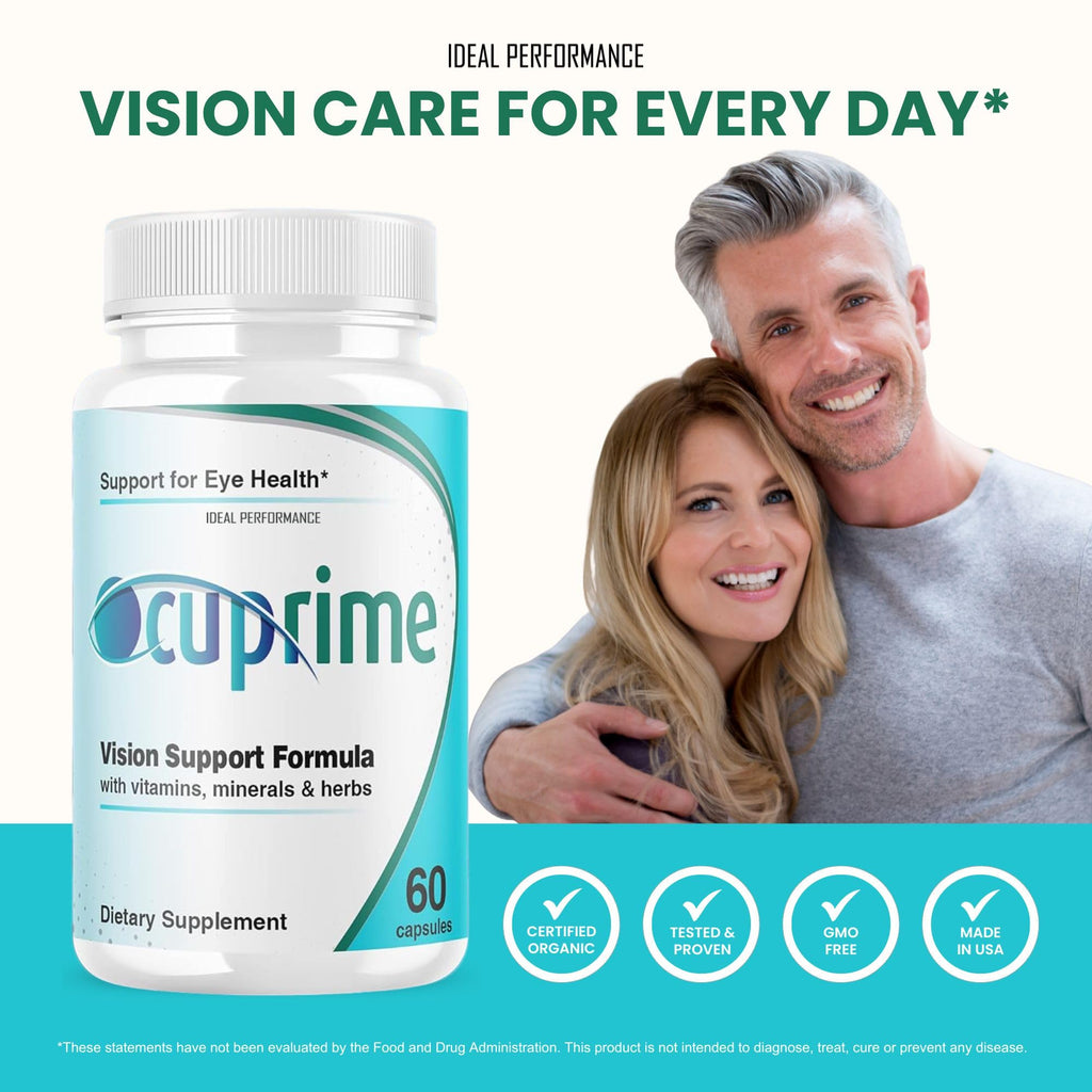 Ocuprime capsules for clear vision