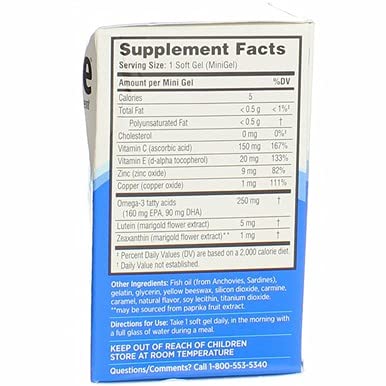 Ocuvite blended vitamin capsules for eyes