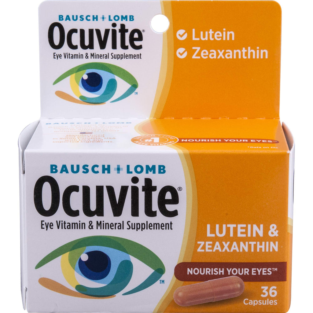 Ocuvite eye vitamin capsules for vision