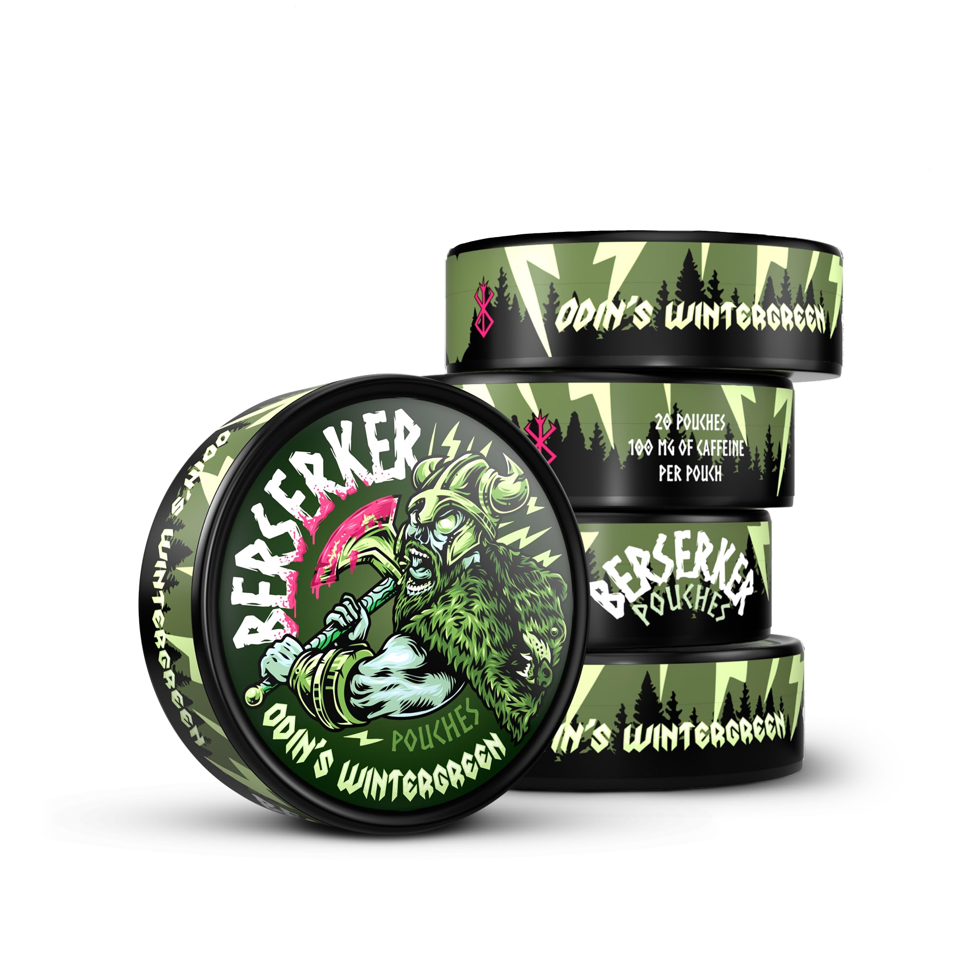 Odin's Wintergreen caffeine pouches