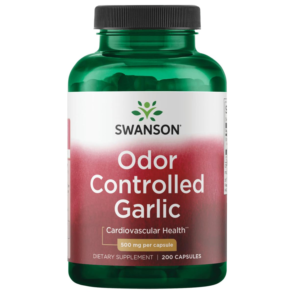 odor-controlled garlic capsules for wellness