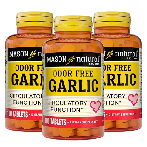 Odor-free garlic for circulatory health