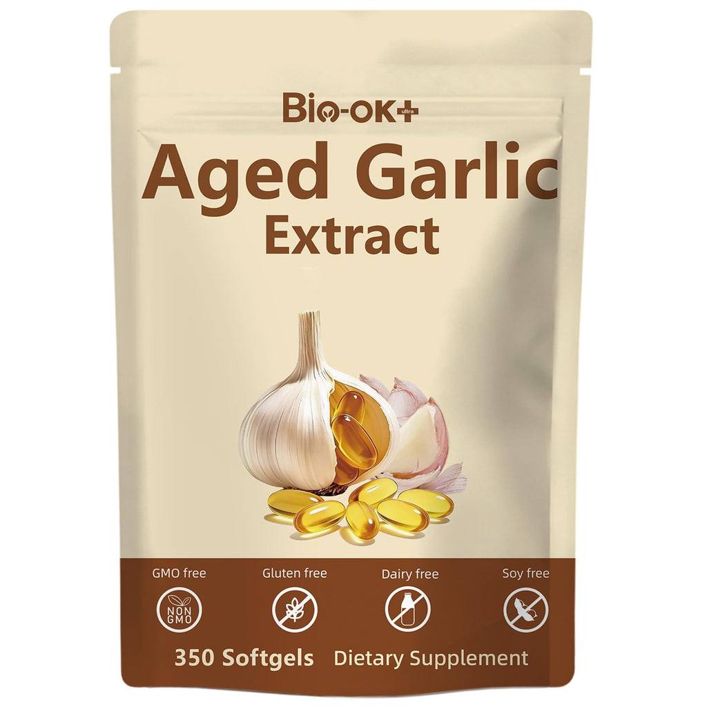 odorless aged garlic extract softgels