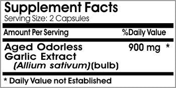 odorless aged garlic health benefits