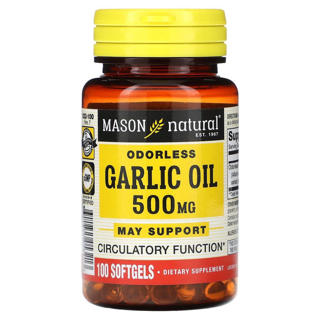 odorless aged garlic softgels