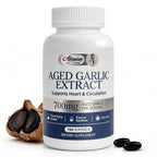 Odorless black garlic extract capsules