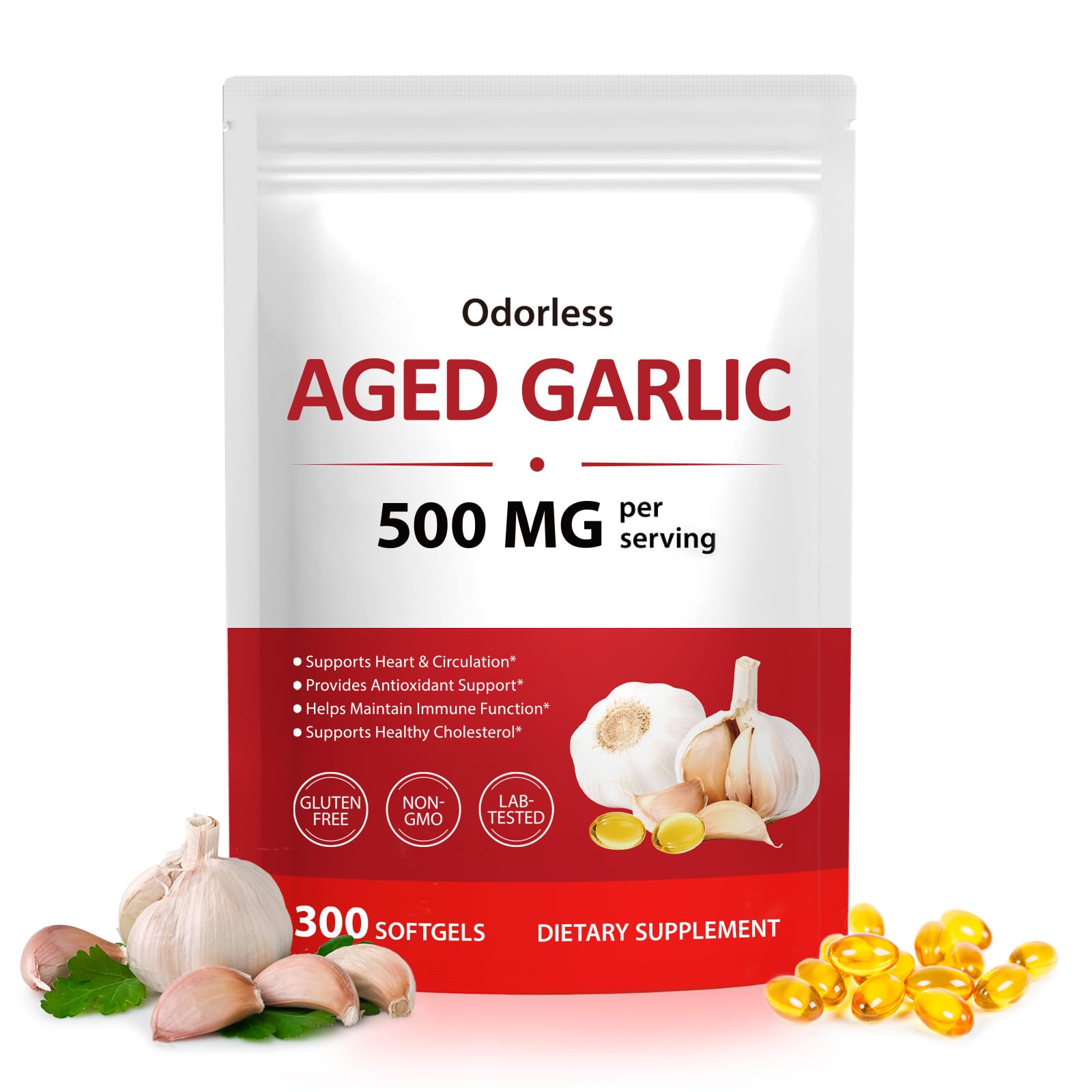 Odorless garlic extract capsules