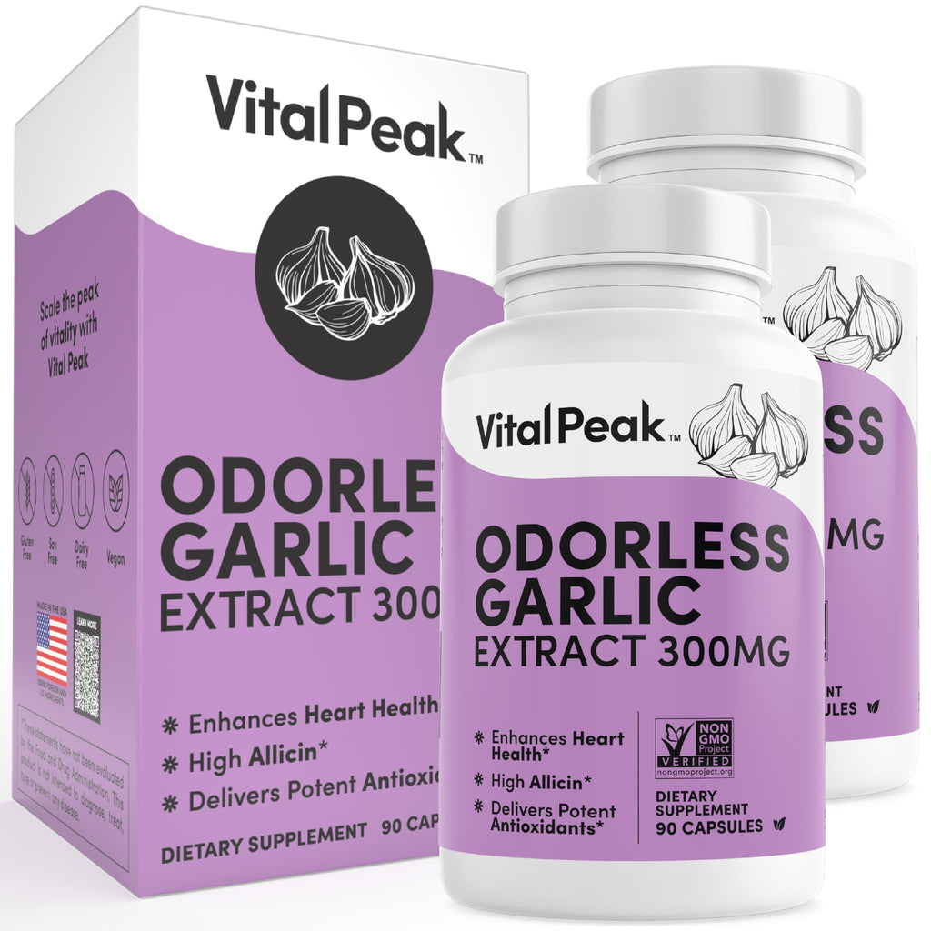 odorless garlic extract for heart health