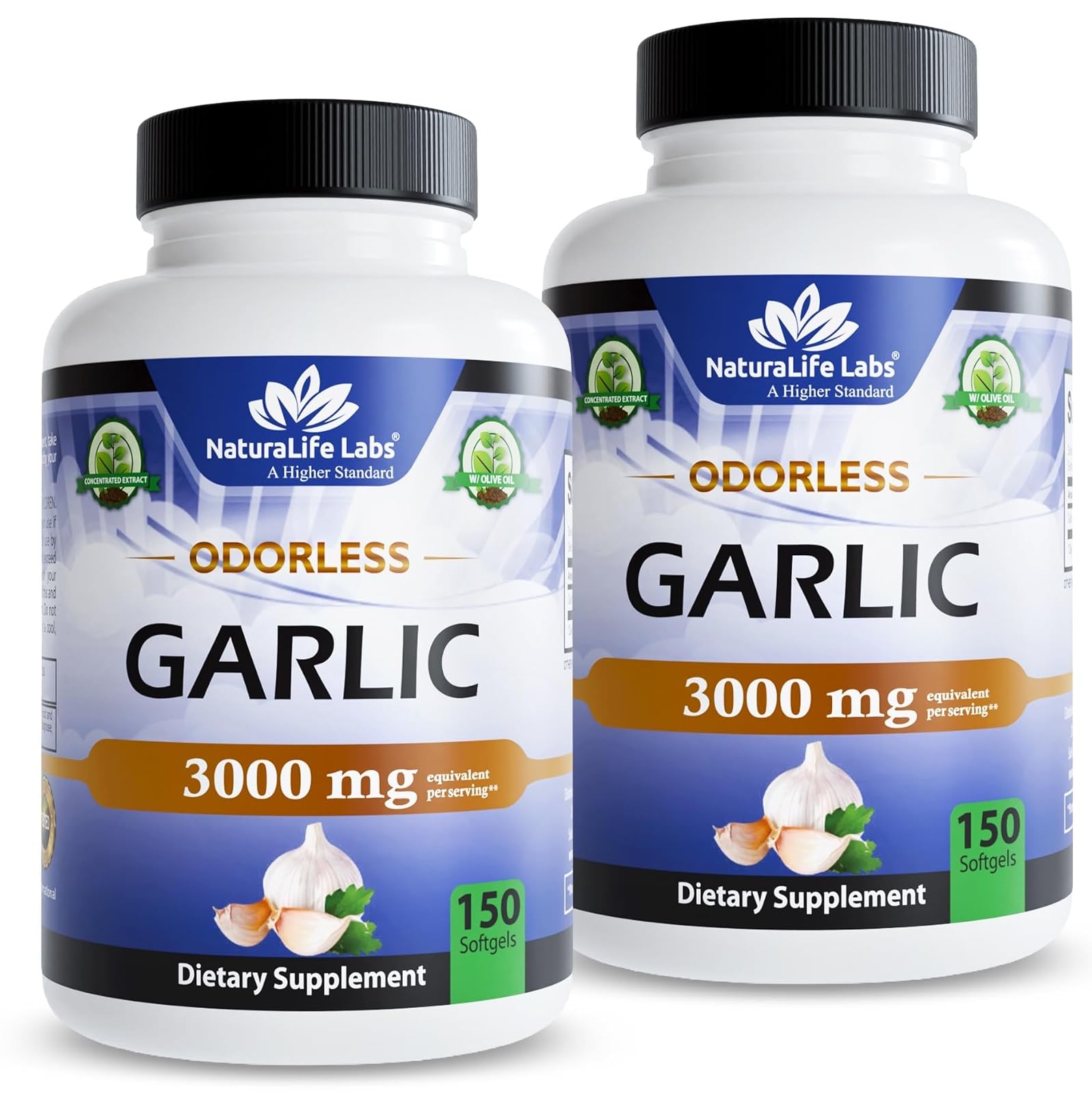odorless garlic extract softgels