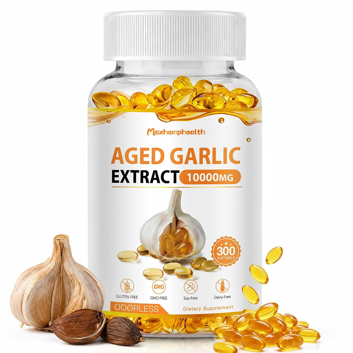 odorless garlic extract softgels