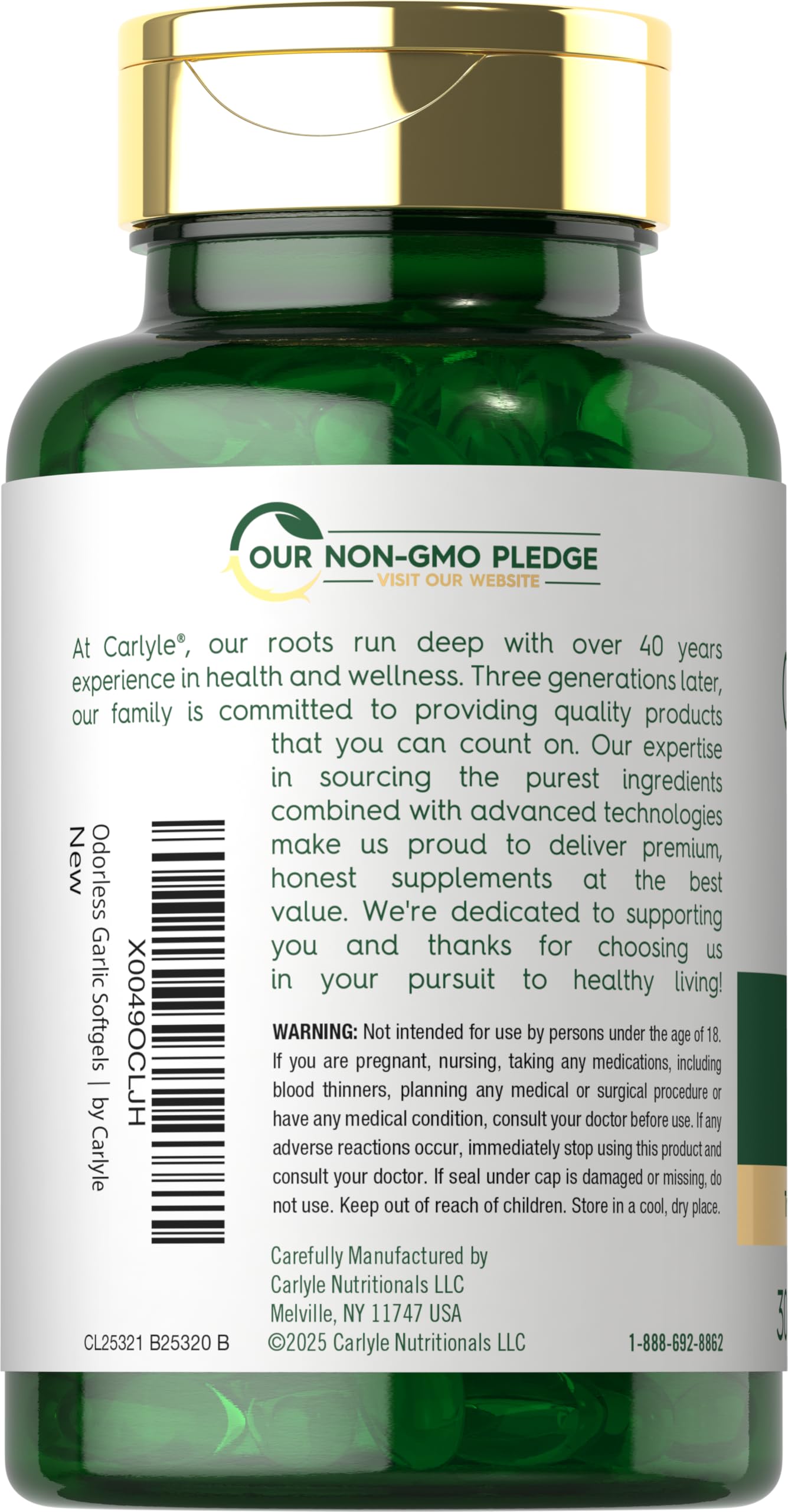 Odorless garlic for daily wellness