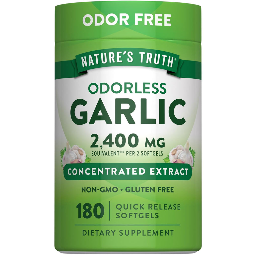 odorless garlic softgels 500 mg