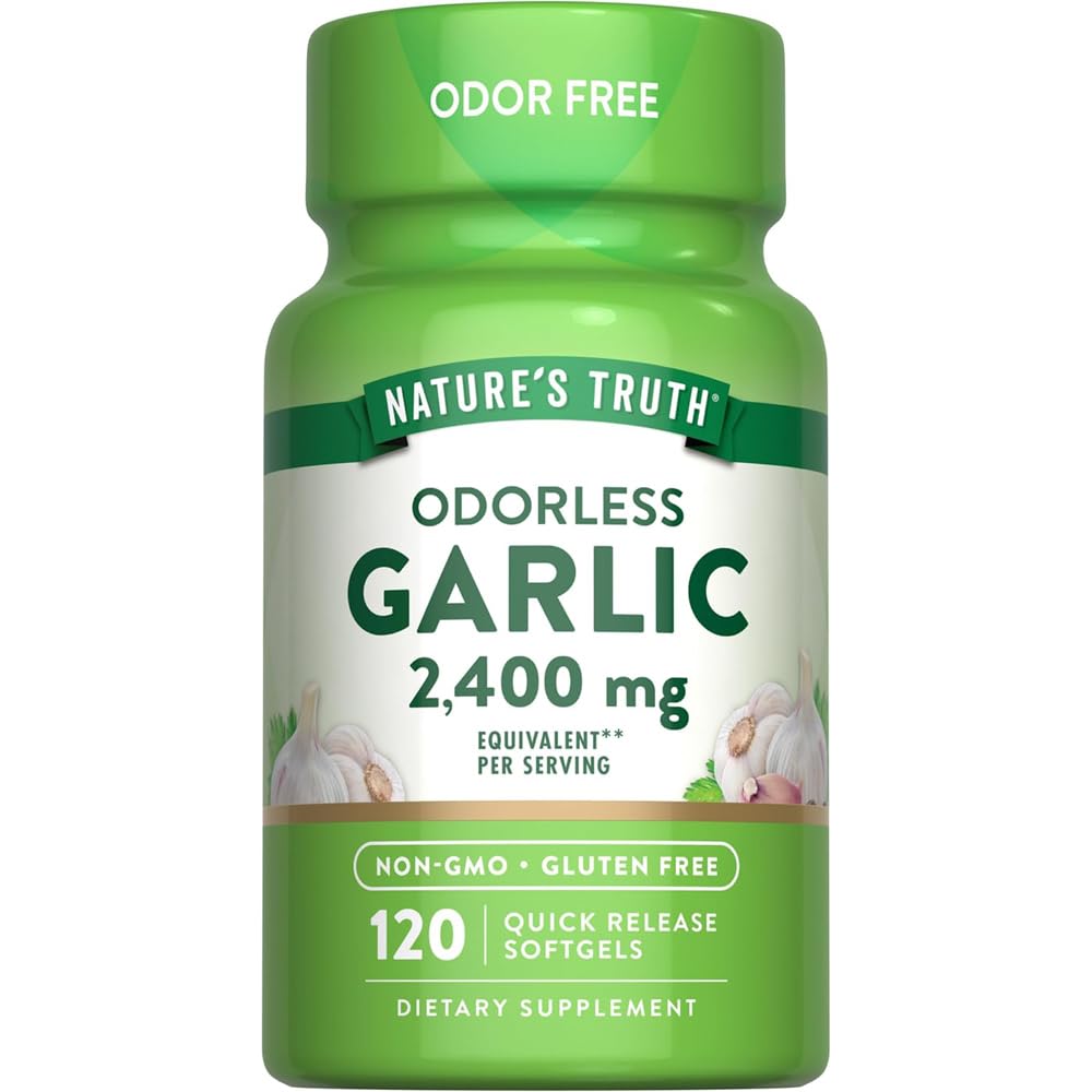 odorless garlic softgels for health
