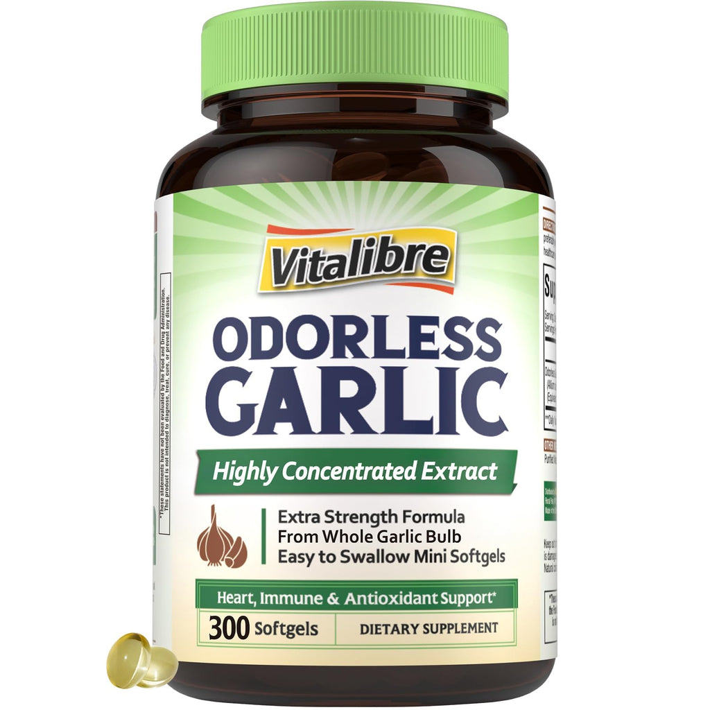 odorless garlic softgels for health
