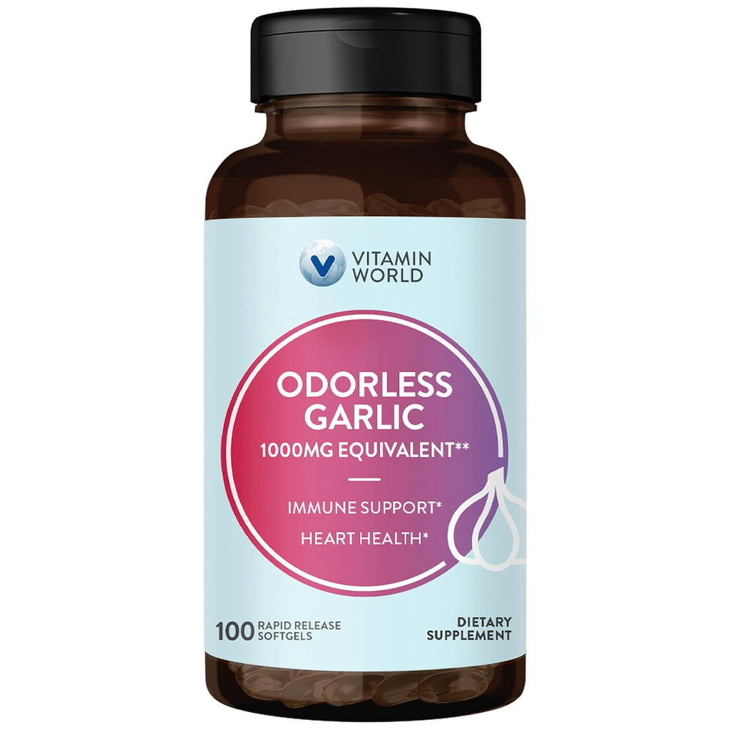 odorless garlic softgels for health