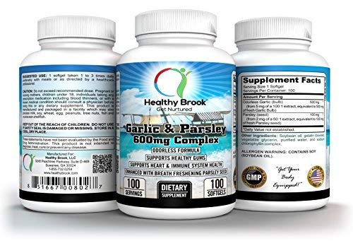 odorless garlic softgels for health