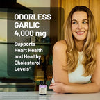 odorless garlic supplement for immune support