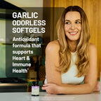 Odorless garlic supplement for wellness