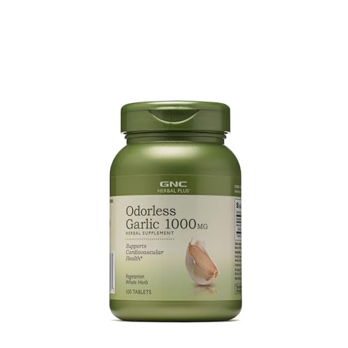 Odorless garlic supplement for wellness