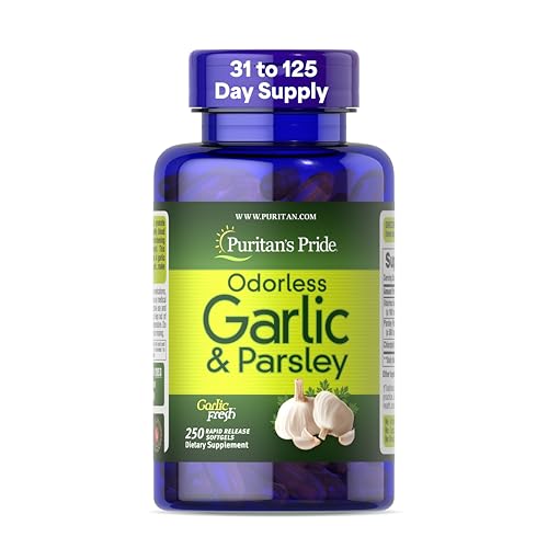 odorless garlic supplements for circulation