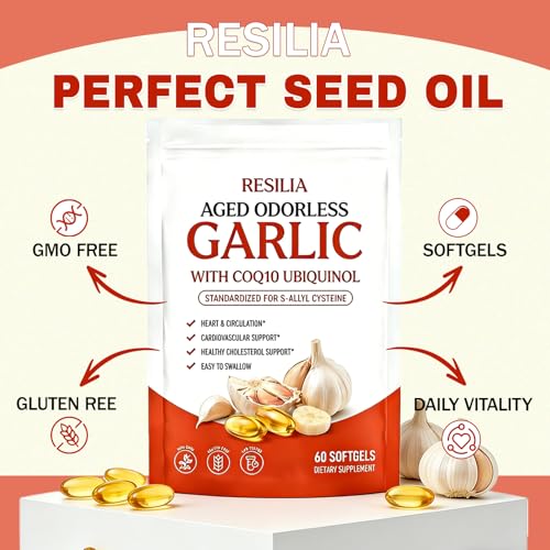odorless garlic with CoQ10 supplement
