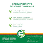 Odourless garlic supplement for daily wellness