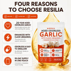 Odourless garlic supplement for health
