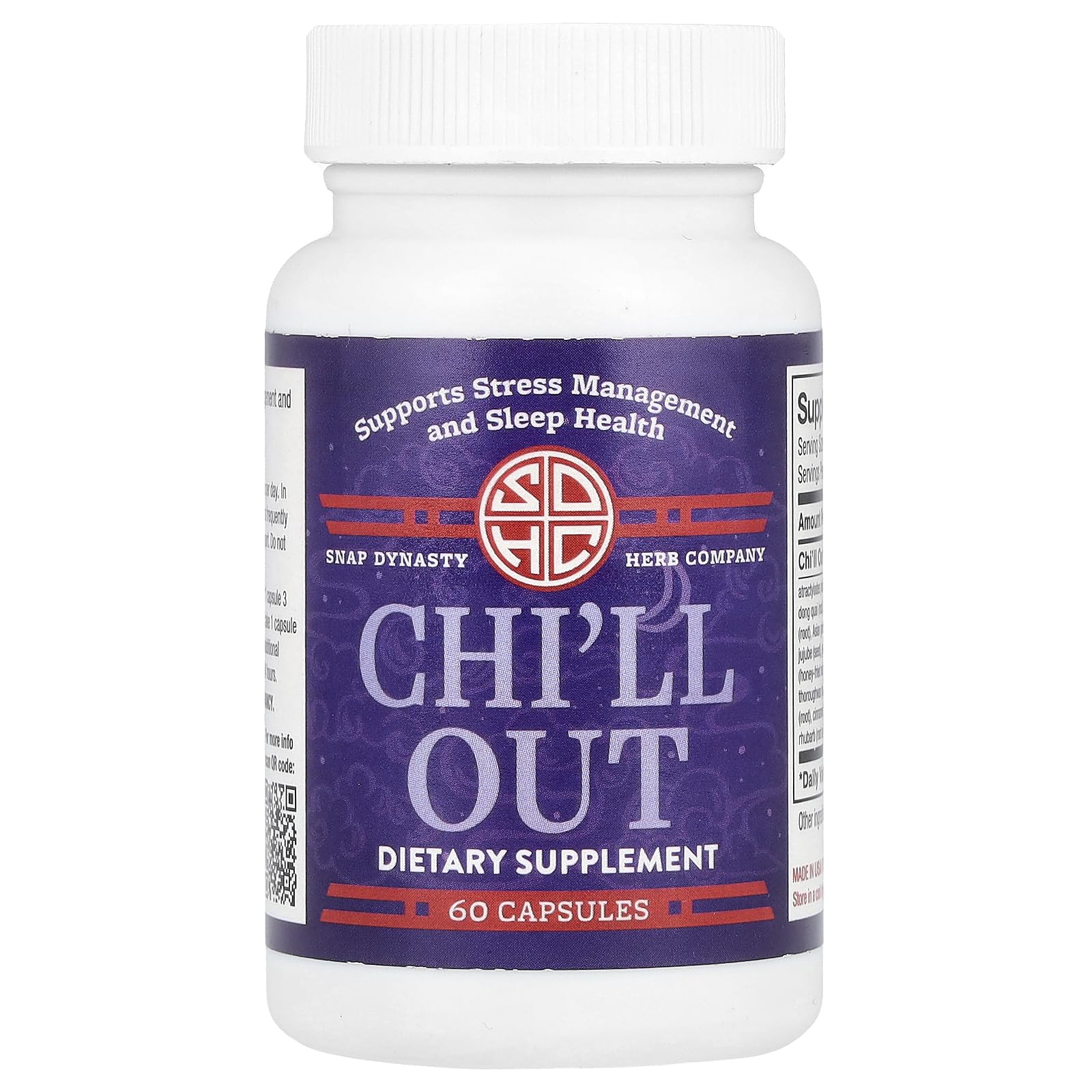 OHCO Snap Dynasty multivitamins for relaxation