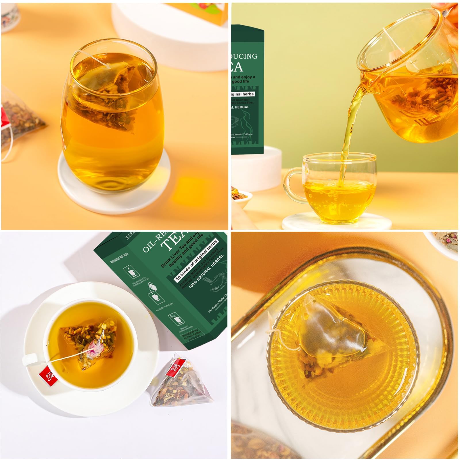 oil flush herbal tea bags