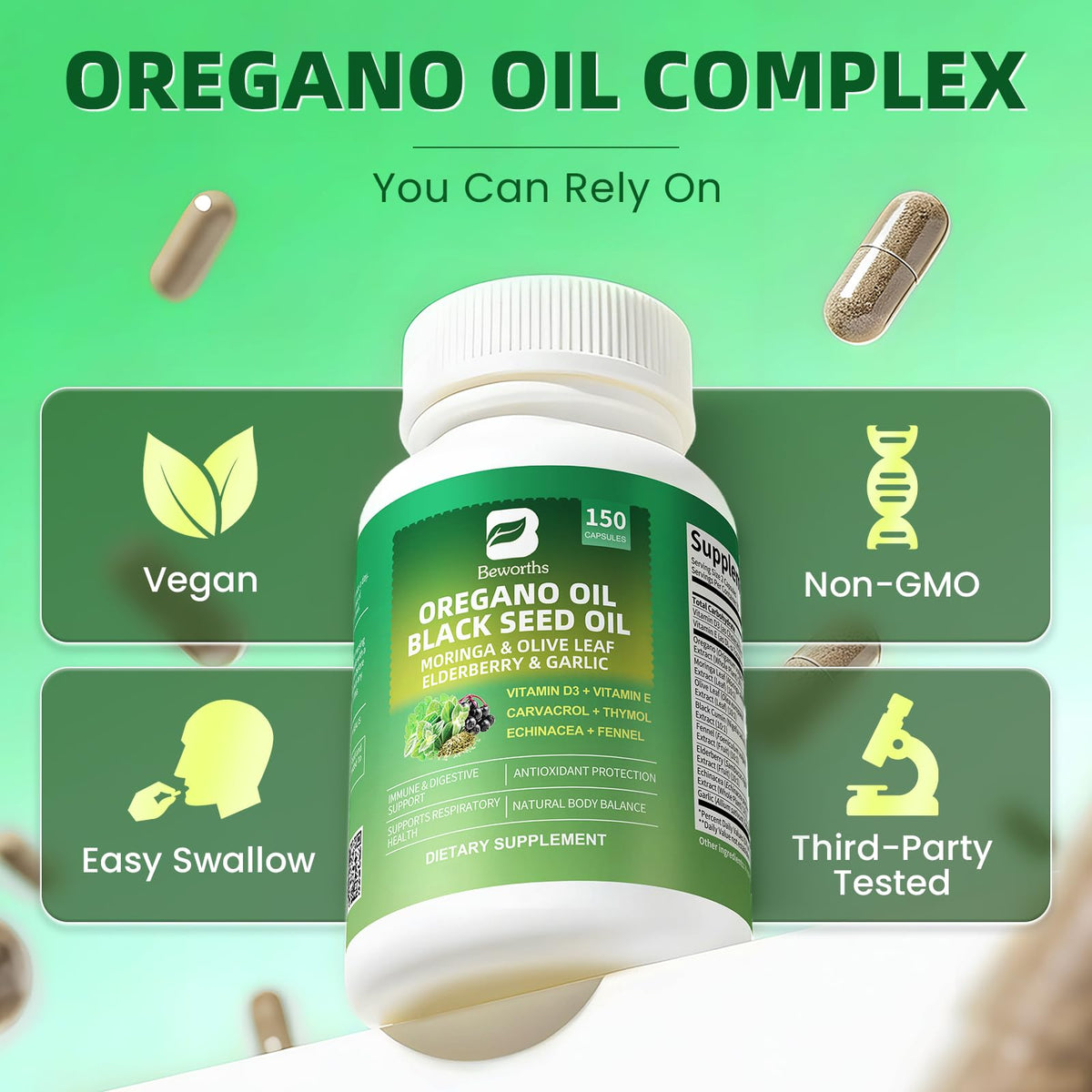 oil of oregano for digestive health