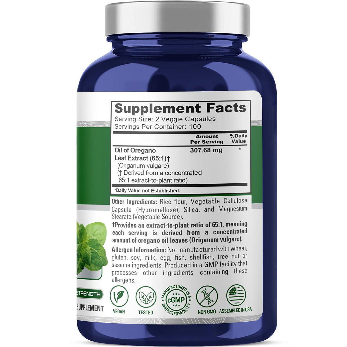 oil of oregano natural health supplement