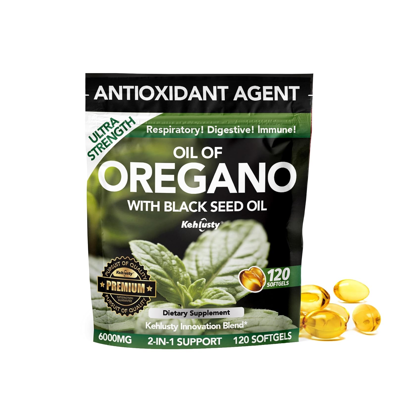 Oil of Oregano softgels for immunity