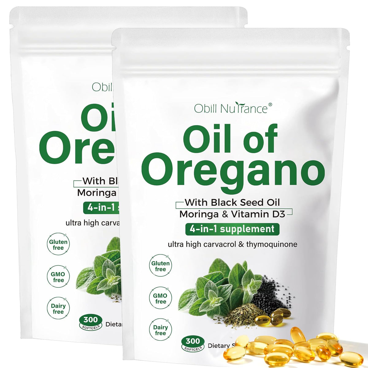 Oil of Oregano softgels for immunity