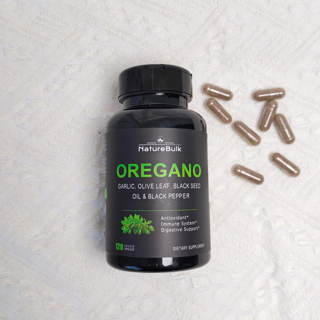 Oil of oregano with black pepper