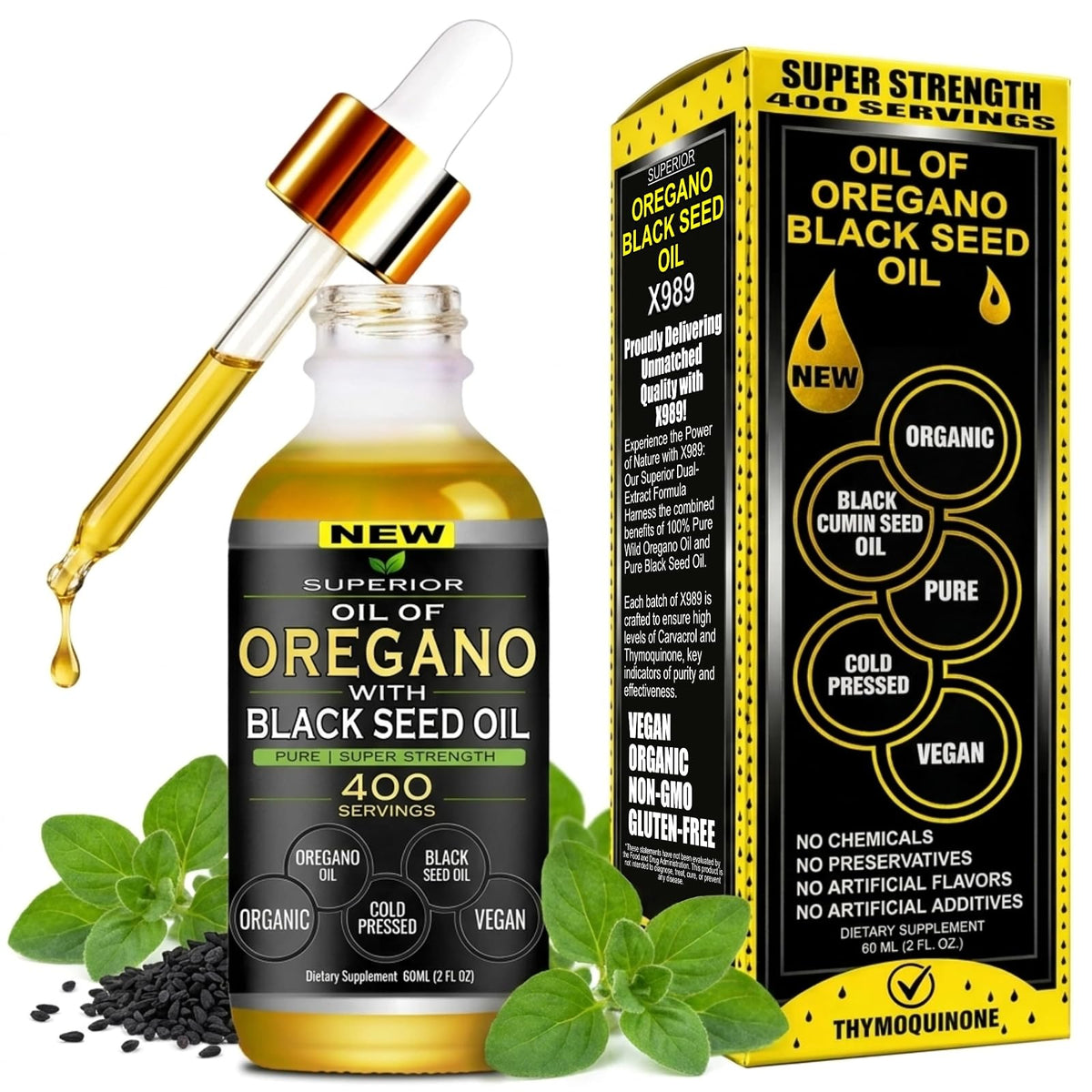 oil of oregano with black seed oil