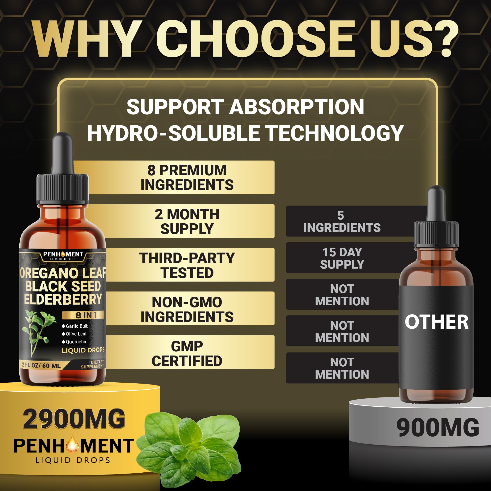 oil of oregano with quercetin