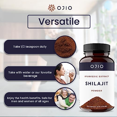 Ojio Shilajit Powder for daily detox
