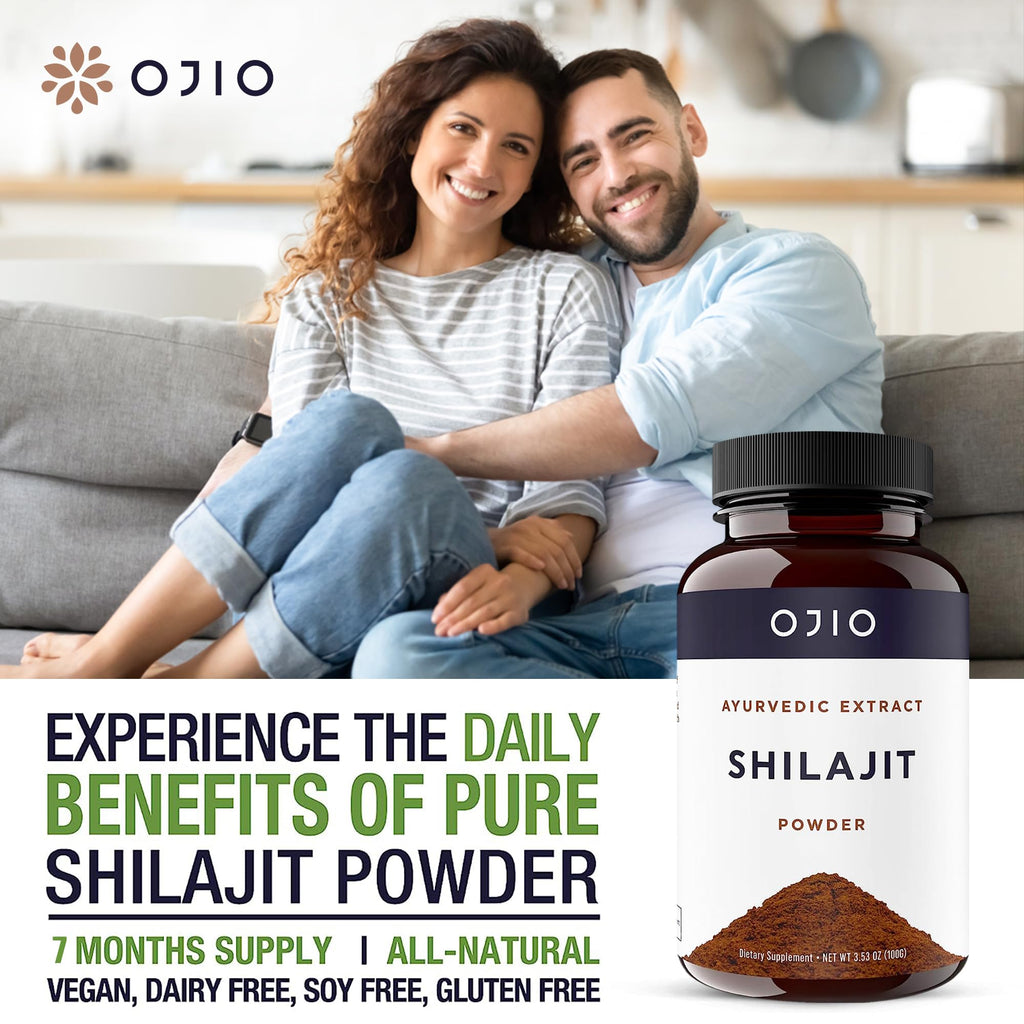 Ojio Shilajit Powder for stress relief
