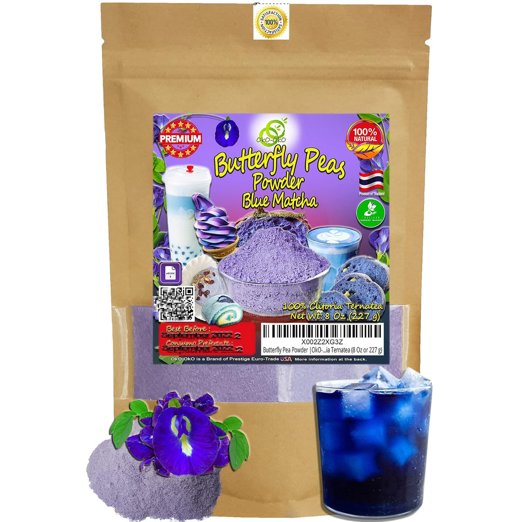 OkO-OkO blue matcha powder