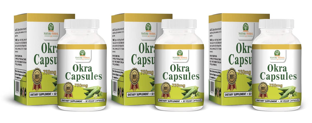 okra capsules for healthy digestion