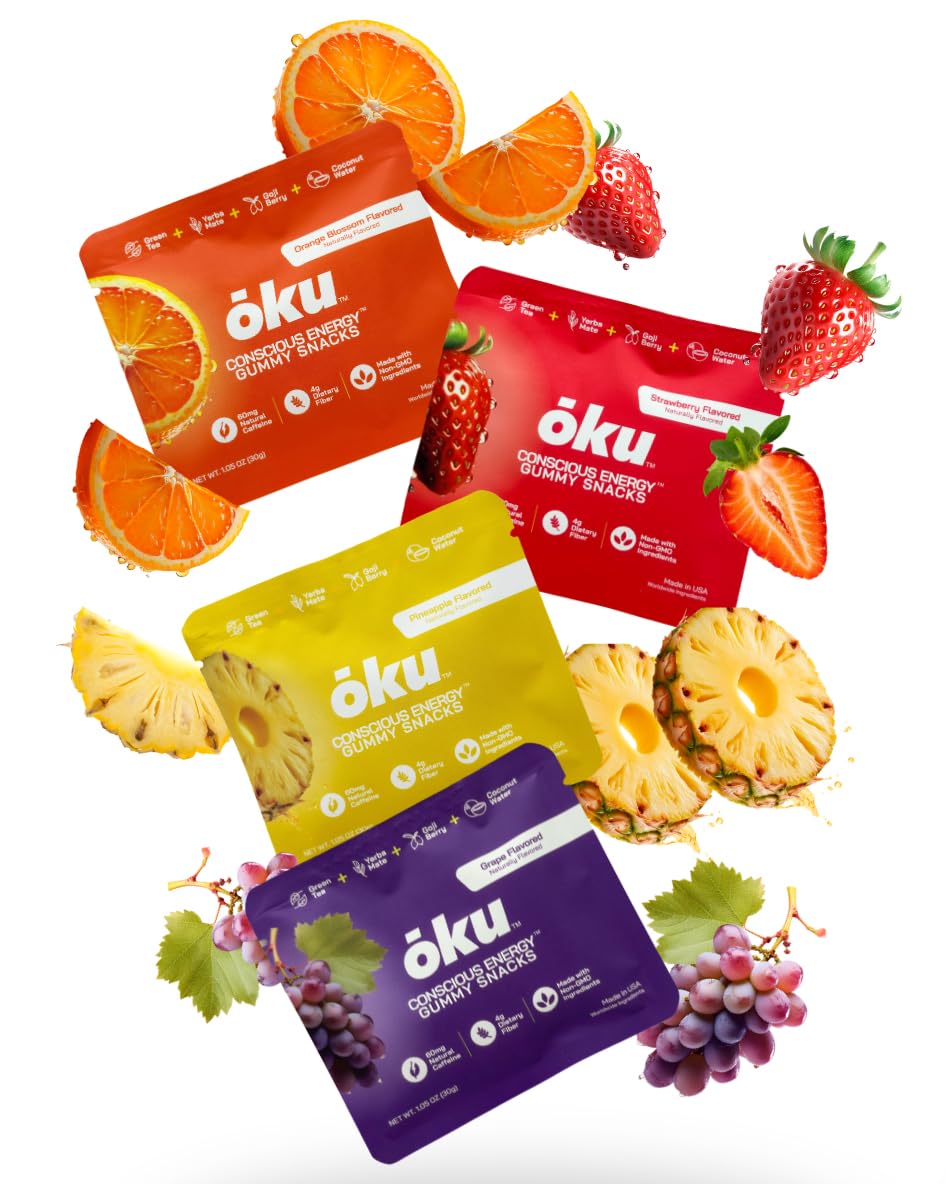 OKU Energy Gummies variety pack
