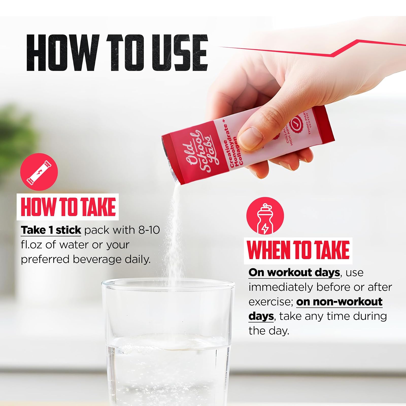 Old School Labs creatine for muscle recovery