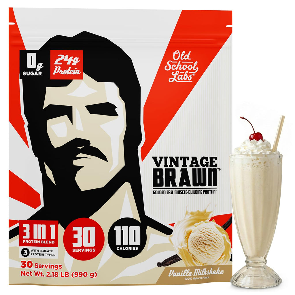 Old School Labs plant protein powder