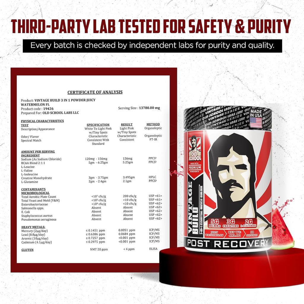 Old School Labs post-workout nutrition