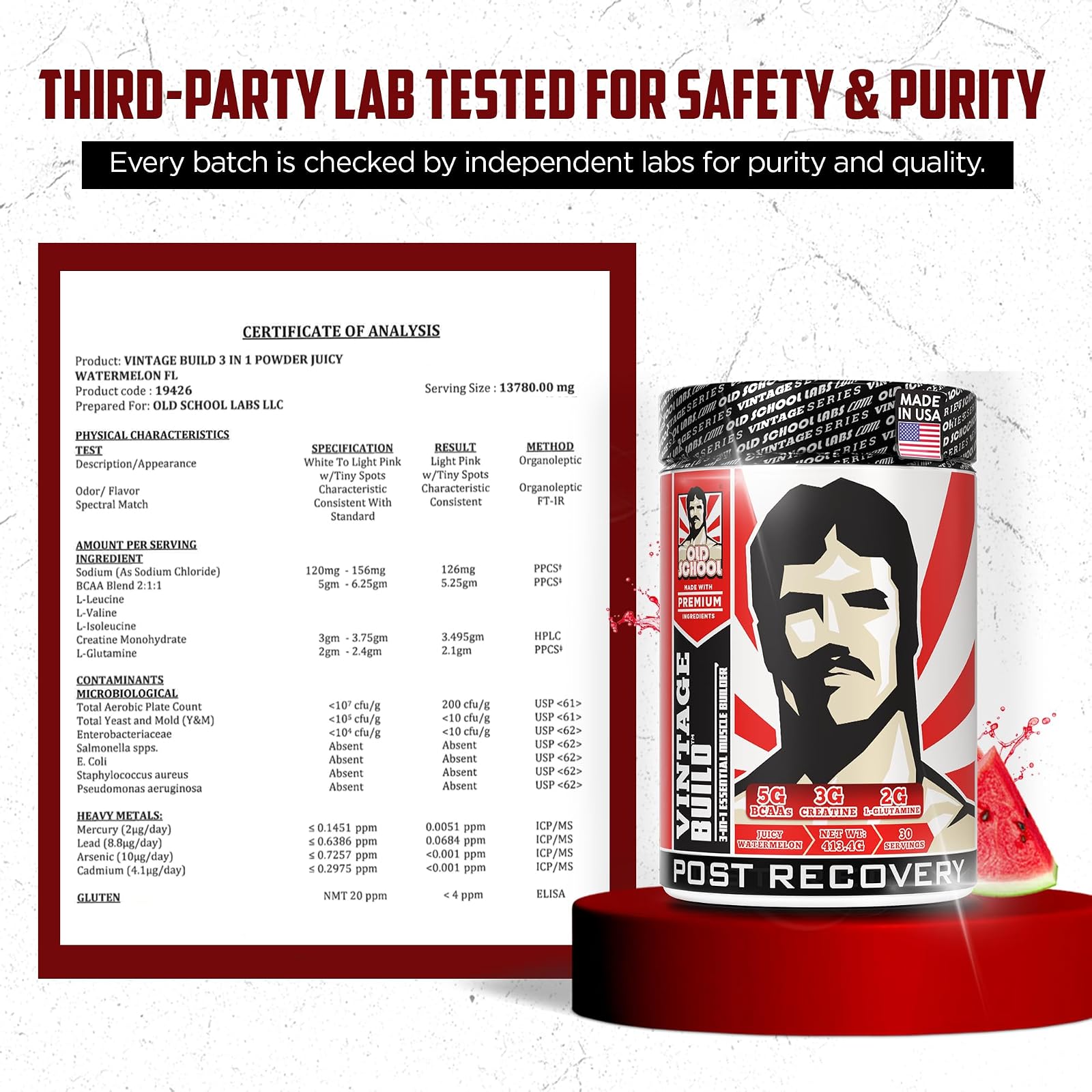 Old School Labs post-workout nutrition