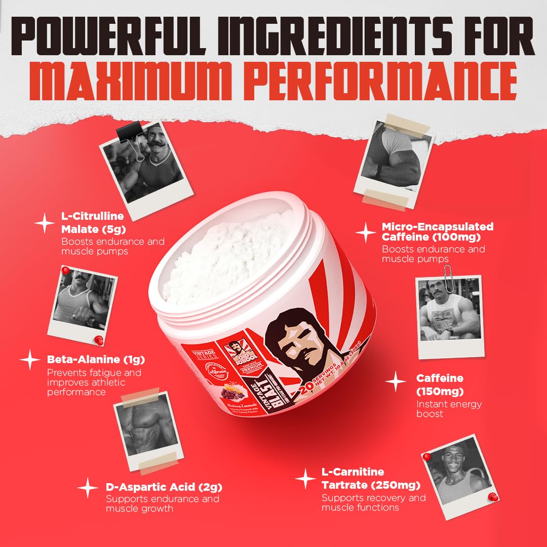 Old School Labs pre-workout for muscle pump